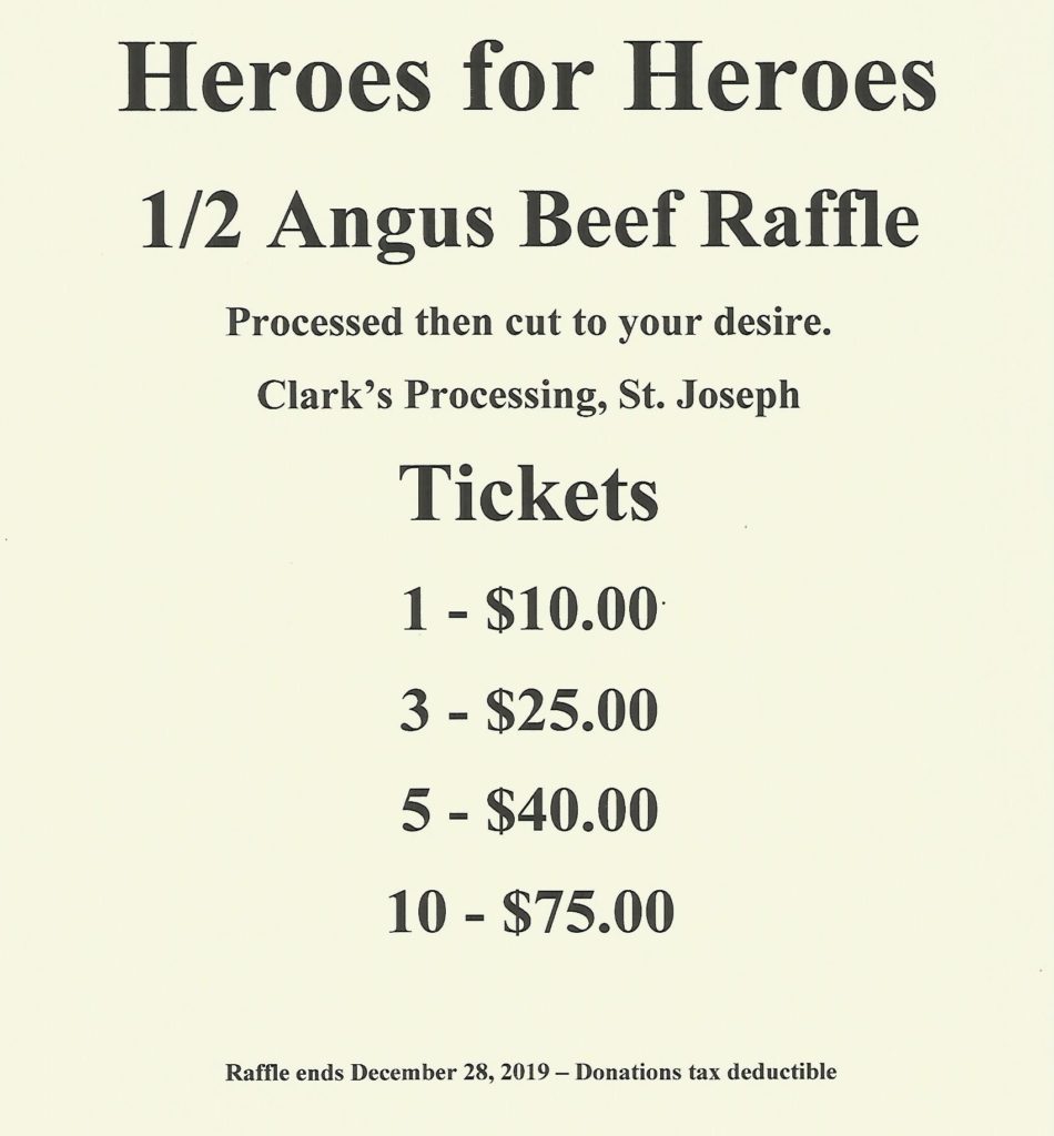 Black Angus Beef Raffle – Heroes for Heroes
